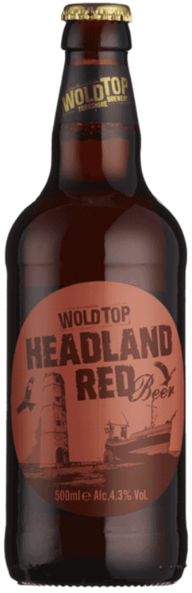 Wold Top - Headland Red - 4,3% alc. vol. 0,5l - Ruby Red Beer, € 3,75