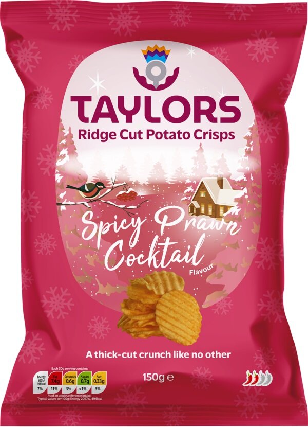 Taylors Snacks - Spicy Pranw Cocktail Straight Cut Crisps, € 3,50